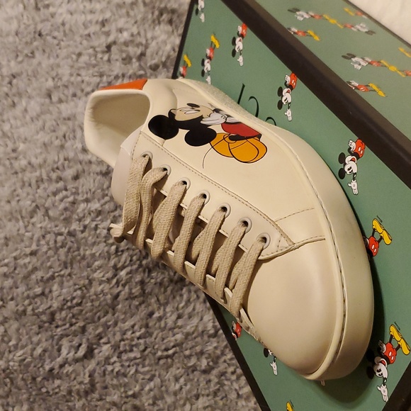 Gucci | Shoes | Gucci Disney X Gucci Mickey Mouse Sneakerstrainers ...